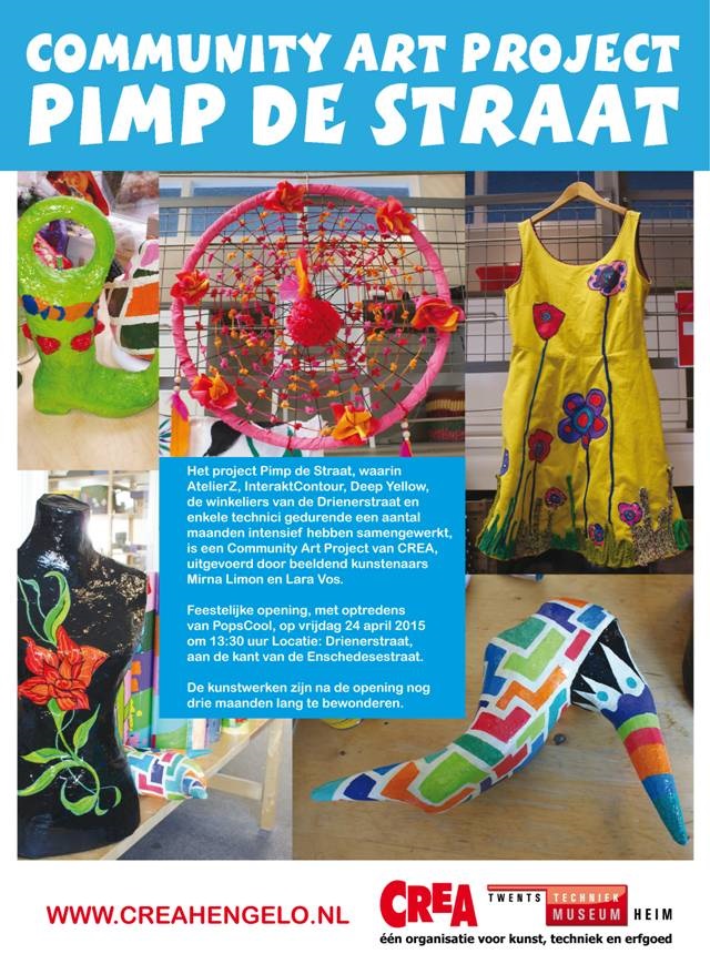 Community Art Project Pimp de straat 2015 – Mirna Limon